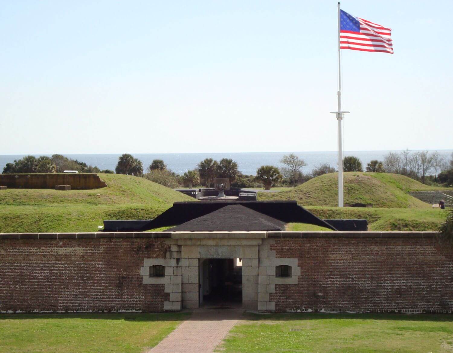 Visiting Fort Moultrie in Charleston